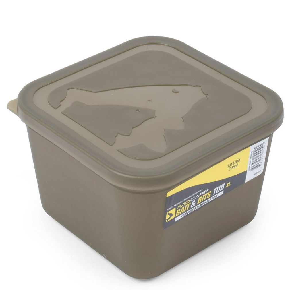 Контейнер с крышкой и сепаратором AVID CARP BaitsandBits Tub XL / 1.8 ...
